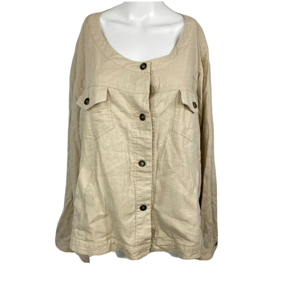 Cato | Jackets & Coats | Nwt Cato Jacket Blazer Womens Sz 26w 28w Beige ...
